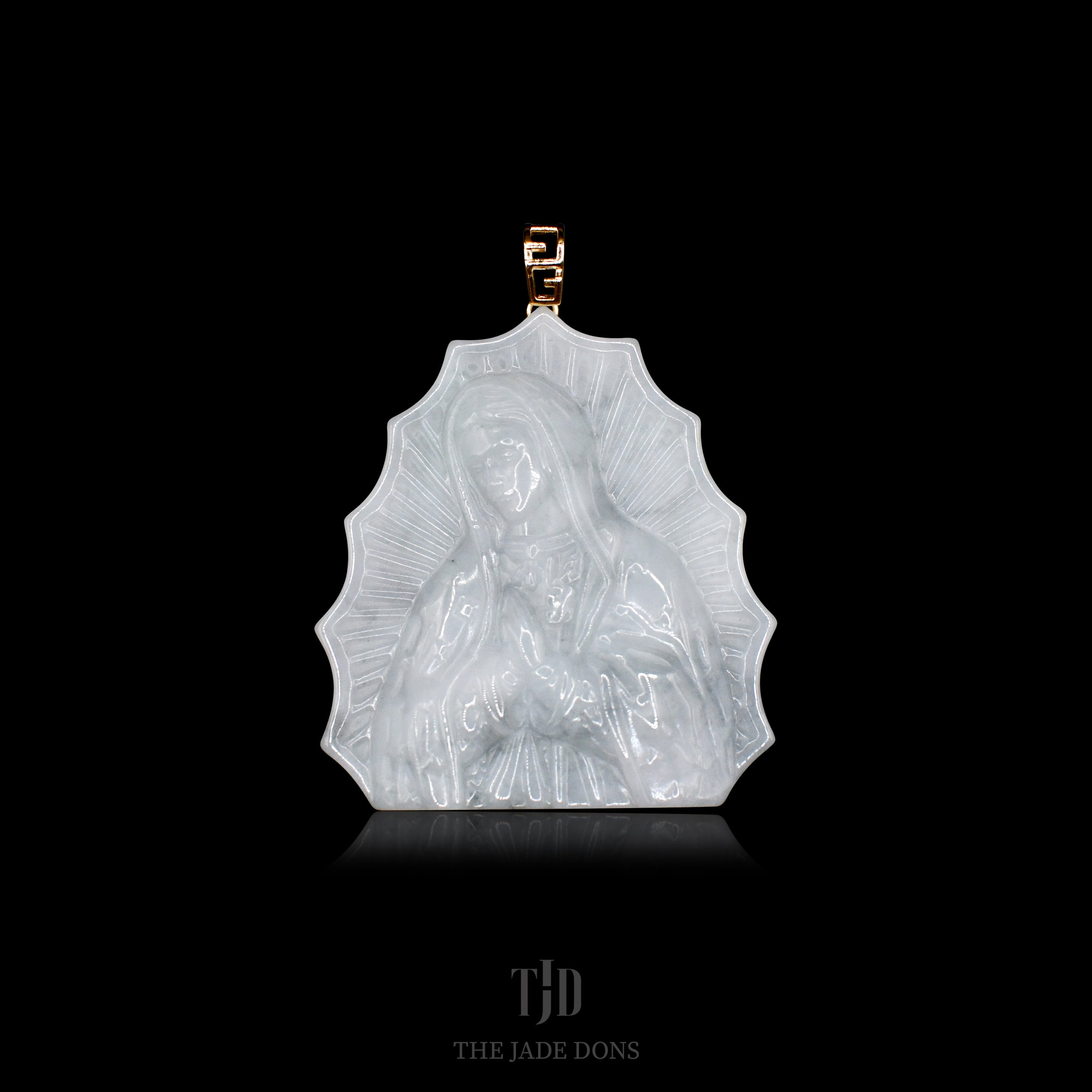 Virgin Mary Jade Pendant – The Jade Dons