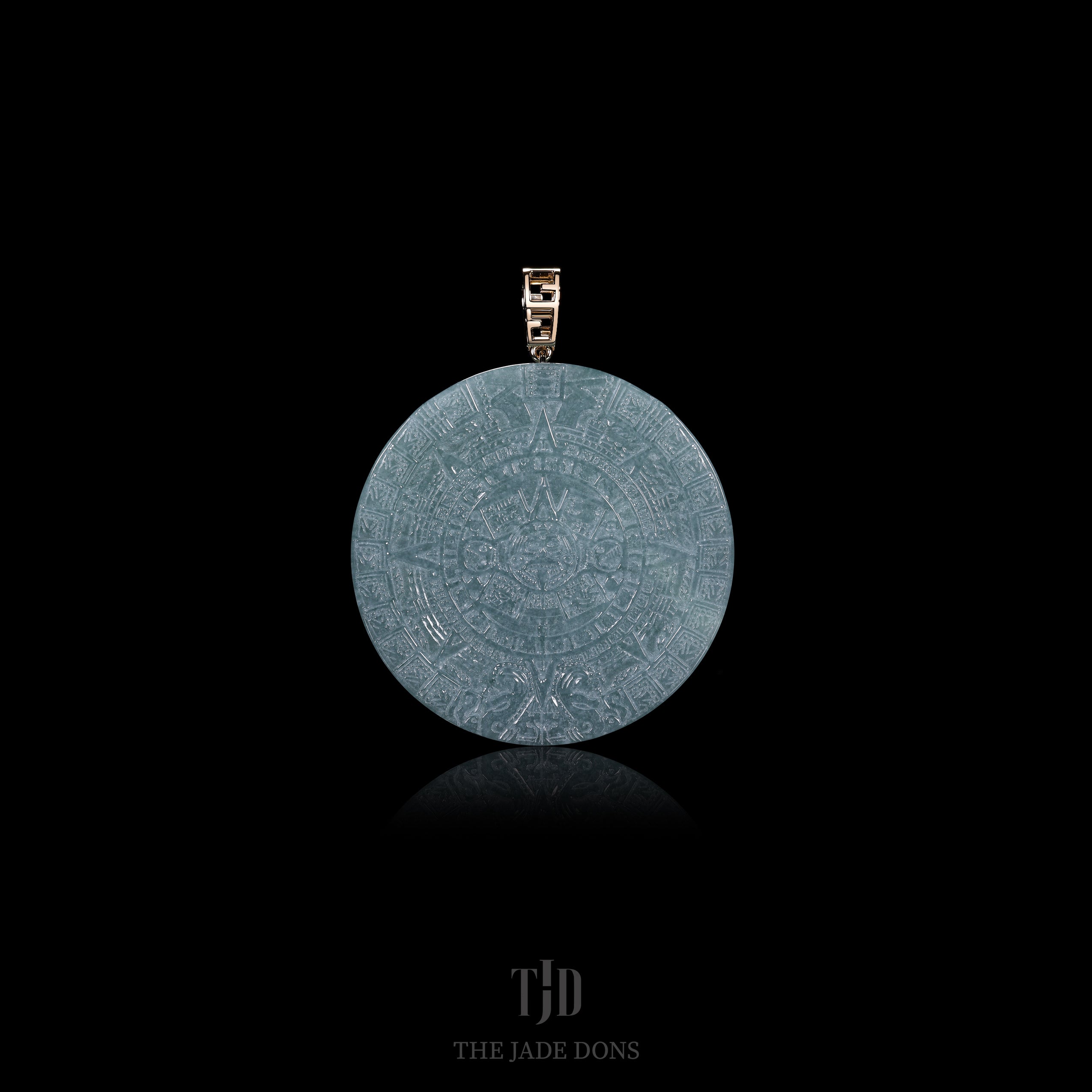 Aztec Calendar Jade Pendant – The Jade Dons